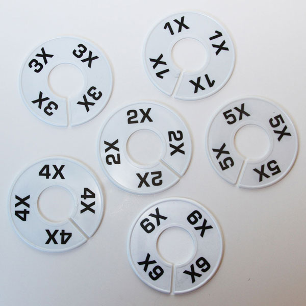 Plus Round Size Dividers | Retail Size Dividers And Markers | By Grand ...