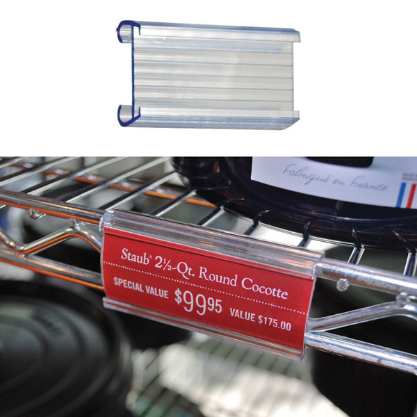 Wire Shelf Sign Holder | Retail Shelving Systems | By Grand + Benedicts ...