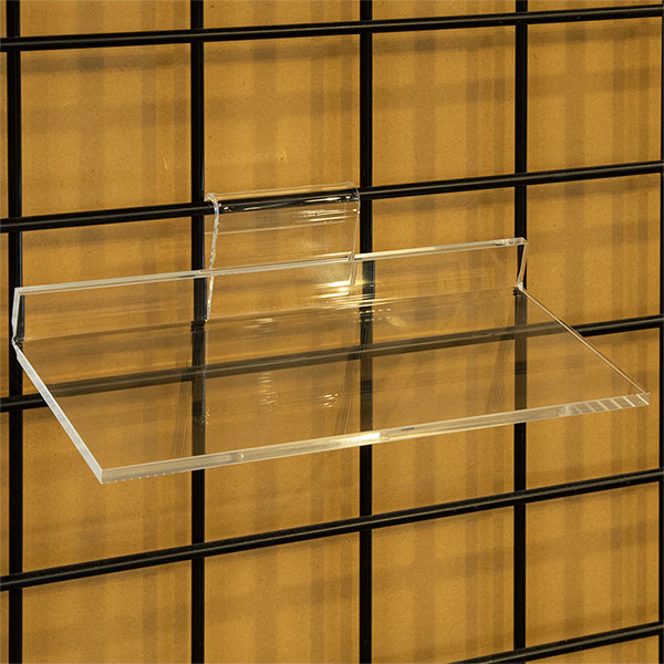 Acrylic Gridwall Shelf | Retail Gridwall Displays | By Grand ...