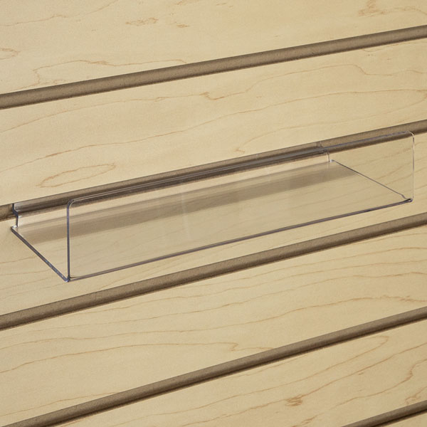 Molded Slatwall Shelf With Lip | Retail Slatwall Displays | By Grand ...