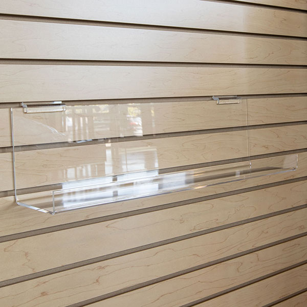 Slatwall J-Rack Shelf | Retail Slatwall Displays | By Grand + Benedicts ...