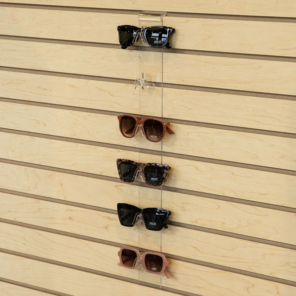 Acrylic Slatwall Sunglass Eyewear Display By Gb