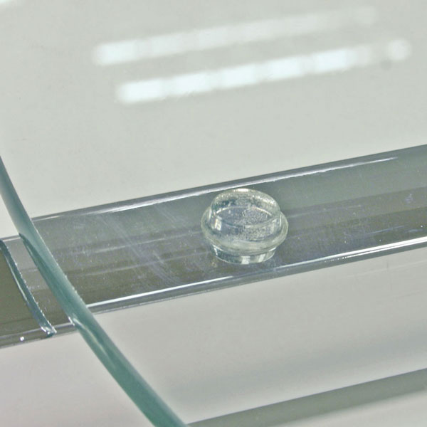 Vinyl Bumper and Shelf Rest for Glass Shelves| By G+B