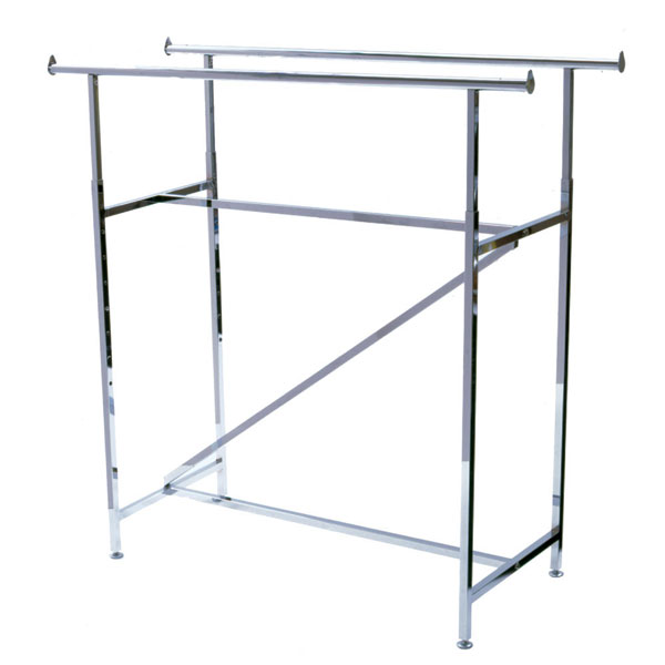Double Bar Garment Merchandising Rack | Retail Apparel Racks | By Grand ...