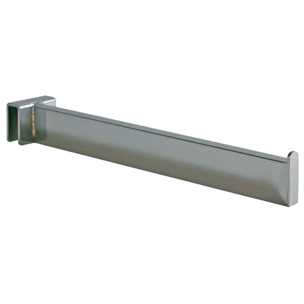 12" Chrome Straight Faceout For Rectangular Tube Hangrail| By G+B