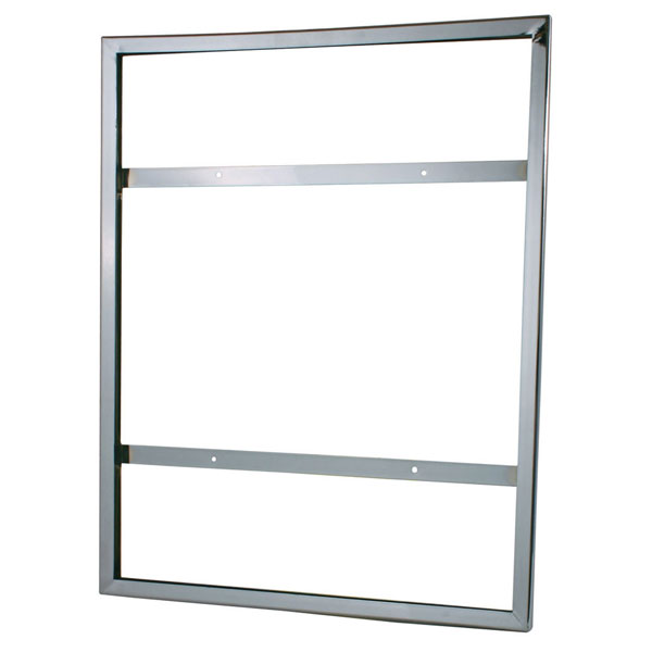 22" X 28" Chrome Sign Holder for Wall Mount| By G+B