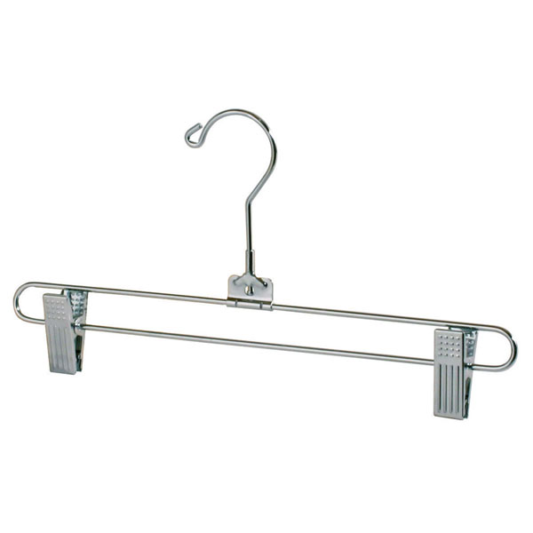 12 Inch Chrome Wire Salesmen Skirt And Pant Hanger | Retail Hangers ...