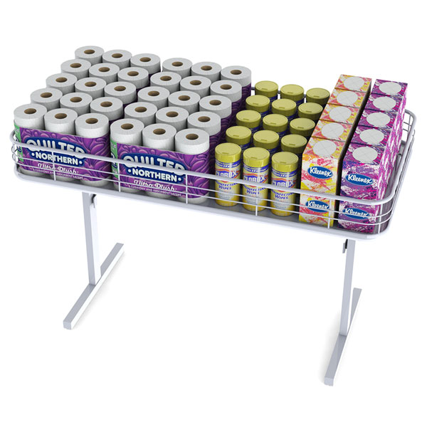 Folding Leg Metal Dump Table | Retail Display Tables | By Grand ...