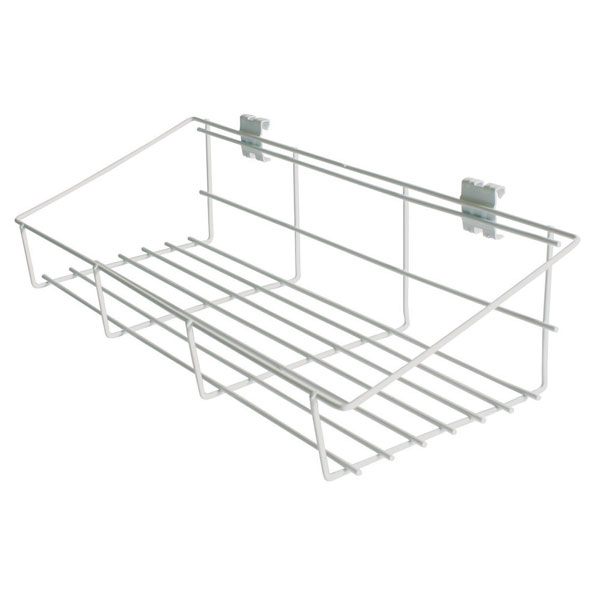 White Power Panel Shelf | Lozier Gondola Retail Shelving | By Grand ...