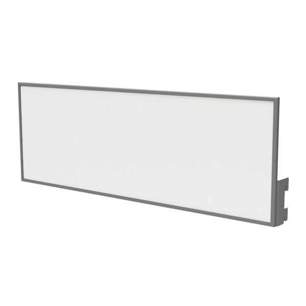 Burnside Silver Sign Header with Brackets 24" X 8" | By G+B