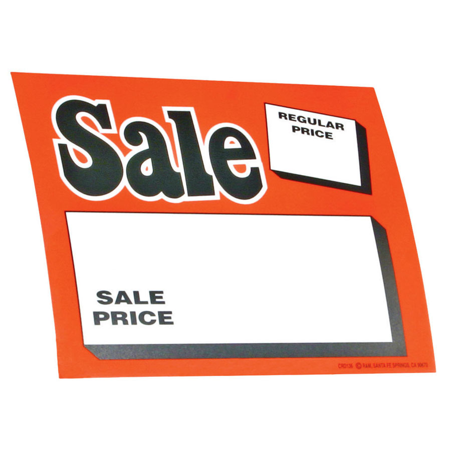 Sale Price Sign