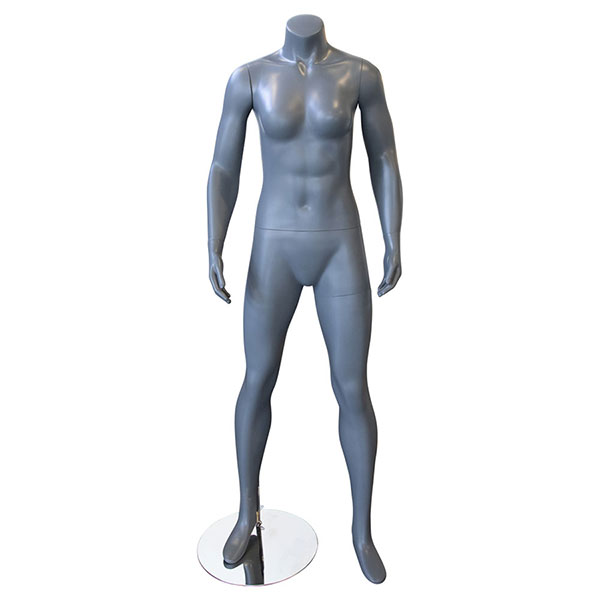 Headless Gray Female Athletic Mannequin | Retail Mannequins And Forms ...