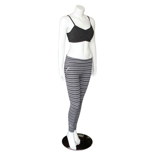 White Fiberglass Female Headless Mannequin With Magnetic Arms | Retail ...