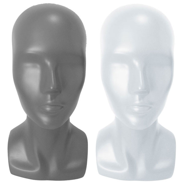 Fiber glass Head Forms | Retail Mannequins And Forms | By Grand ...
