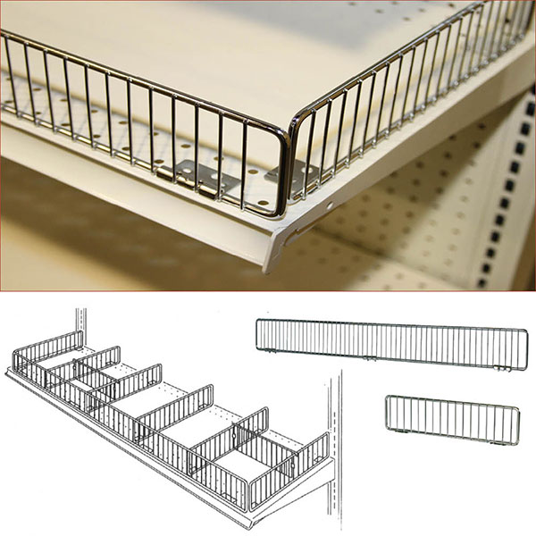 Freestanding Wire Gondola Fencing | Lozier Gondola Retail Shelving | By ...