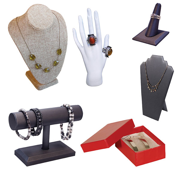Unique Jewelry Displays for Necklaces, Bracelets, Earrings, Rings| G+B