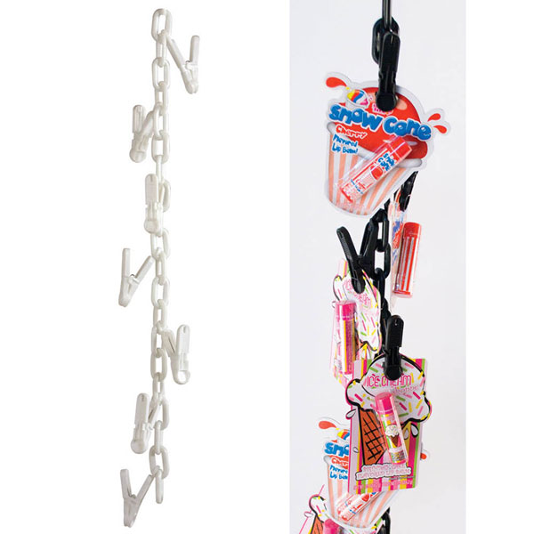 6' Plastic Merchandising Chain With Clips | Retail Merchandisers | By ...