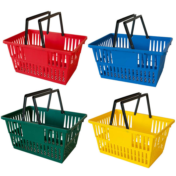 Plastic Jumbo Size Retail Shopping Baskets | Retail Store Supplies | By ...